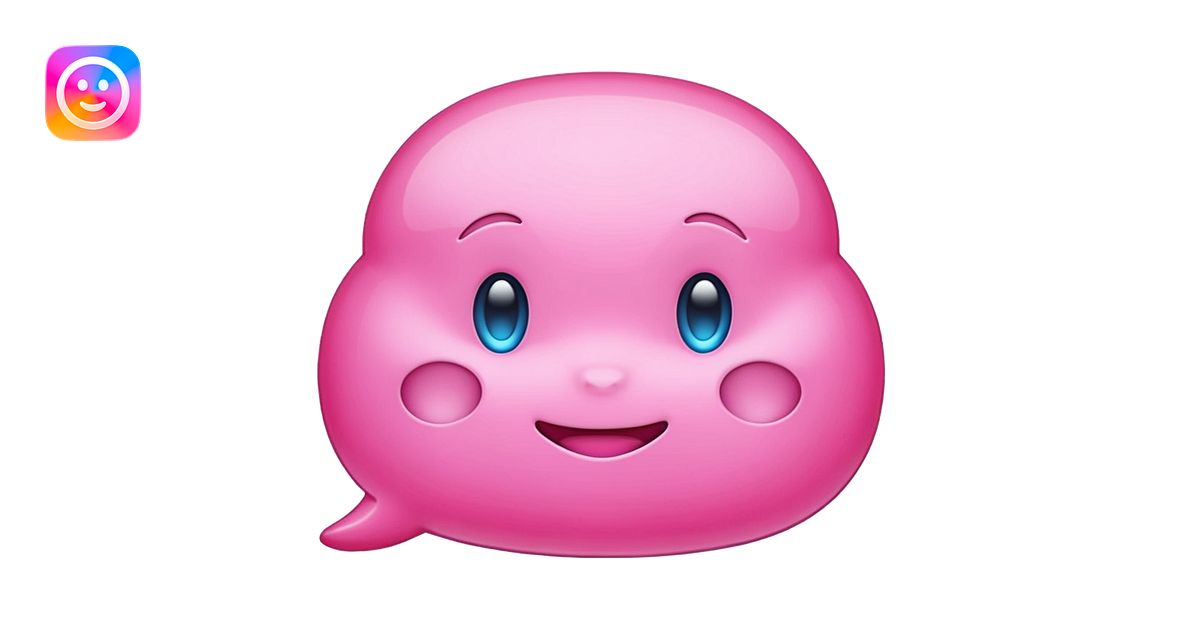 pink chat gpt emoji | AI Emoji Generator