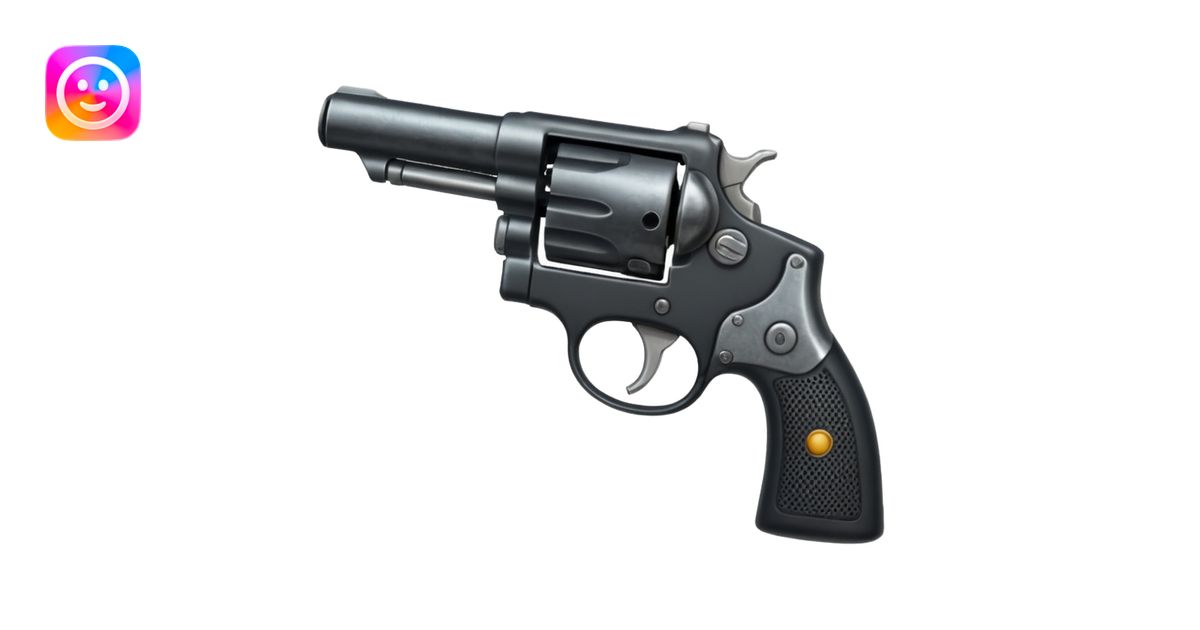 Gun revolver emoji | AI Emoji Generator