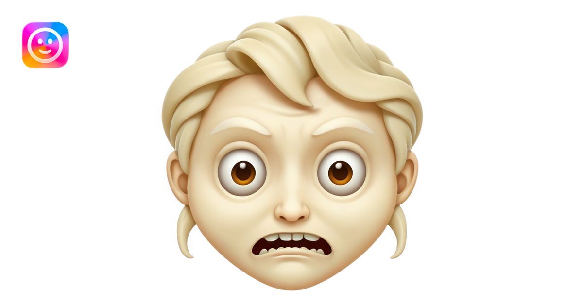 Creepy twisted face emoji emoji | AI Emoji Generator