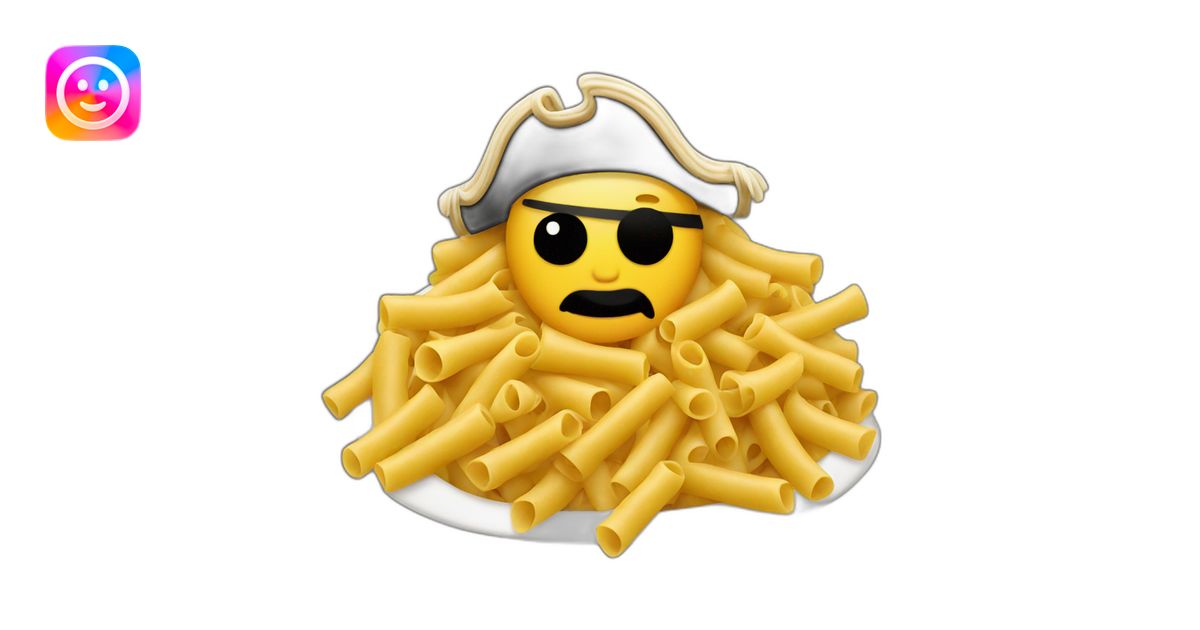 Pirate pasta emoji | AI Emoji Generator