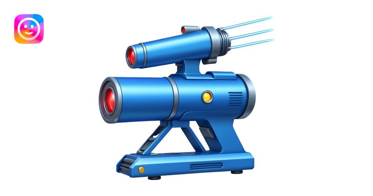 huge laser weapon emoji | AI Emoji Generator