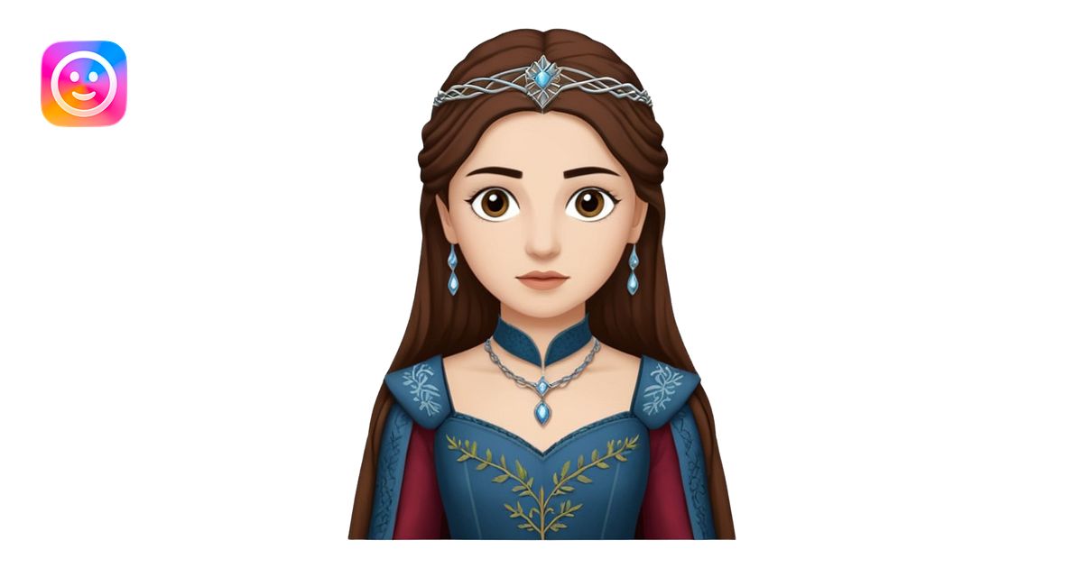 Hande Erçel as a lady from game of thrones from Starfall. Her eyes are ...