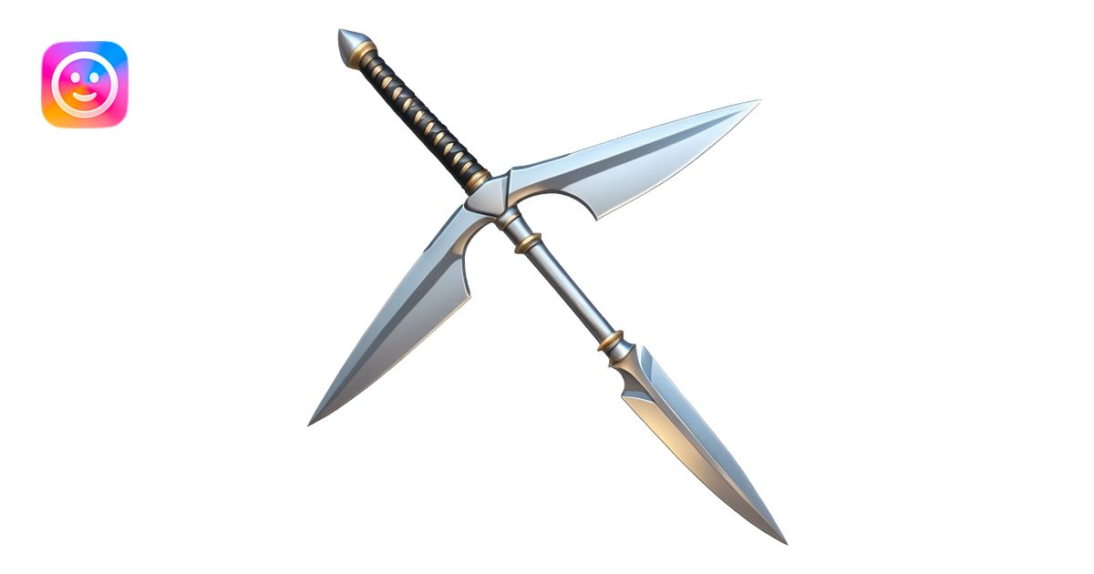 Flying rijine kunai emoji | AI Emoji Generator