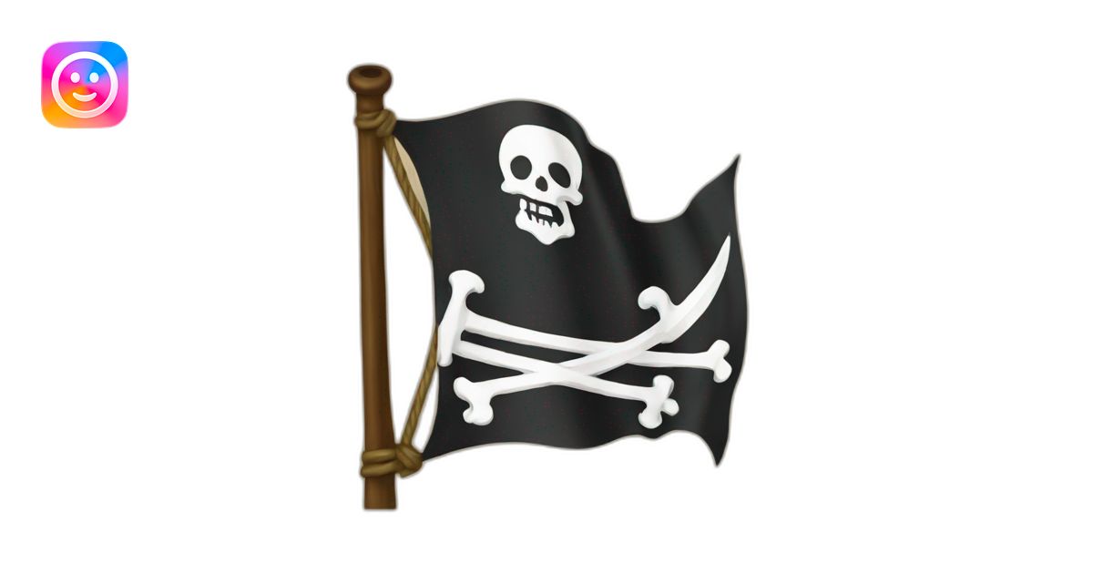 pirate-flag emoji | AI Emoji Generator