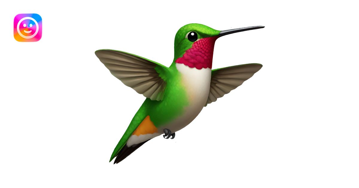 Hummingbird emoji | AI Emoji Generator