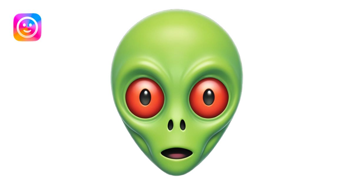 Acid blooded Alien emoji | AI Emoji Generator