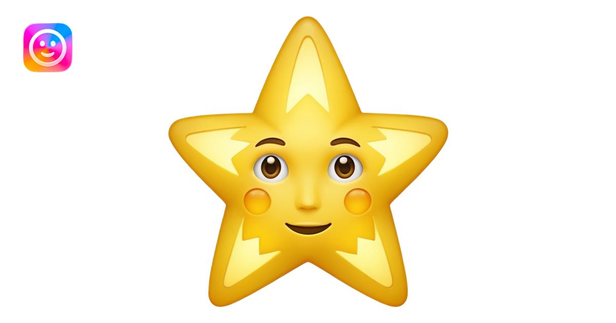 star with a face emoji | AI Emoji Generator