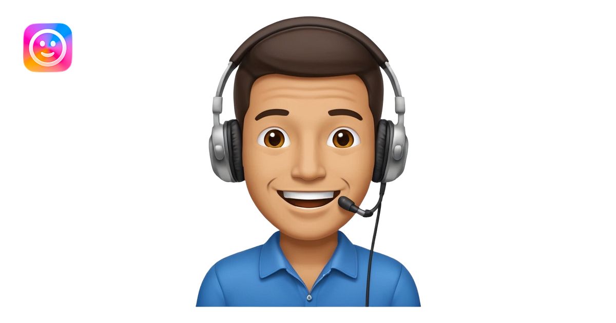 radio guy censored mouth emoji | AI Emoji Generator