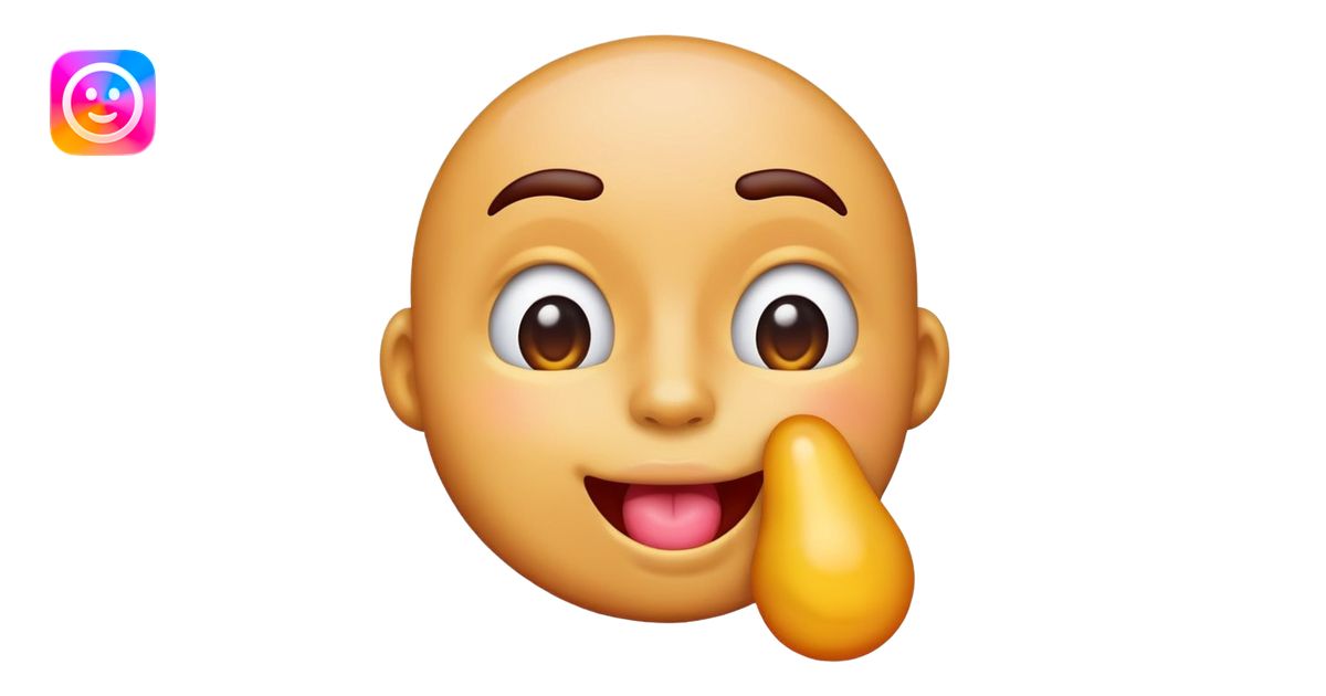 Emoji licking emoji | AI Emoji Generator