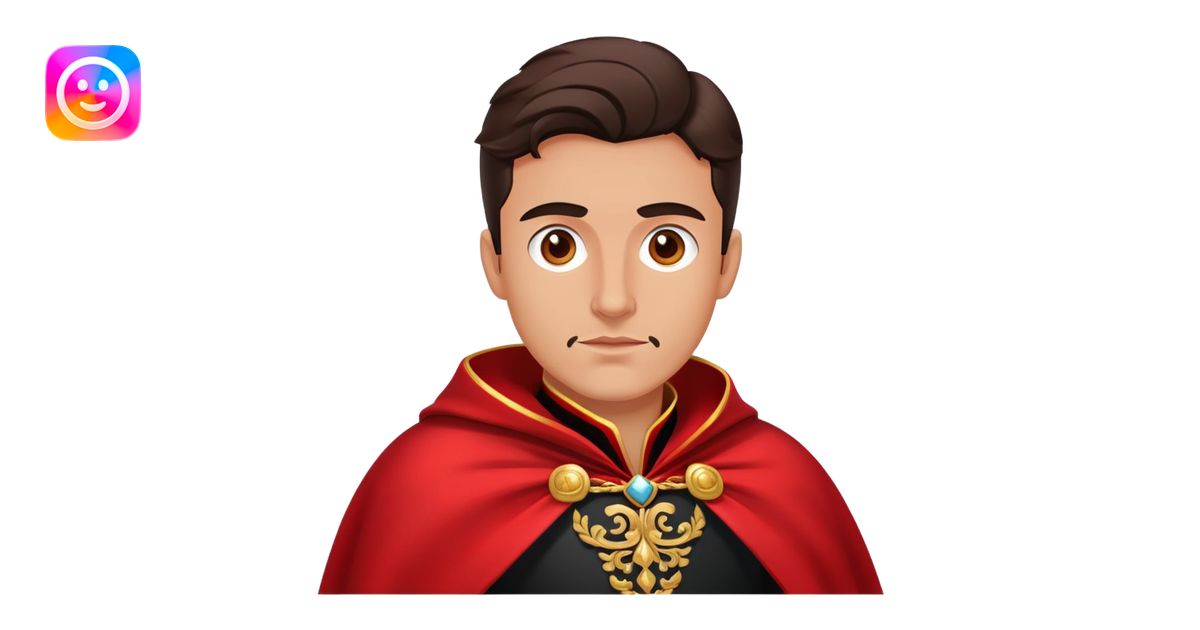 Spanish matador with red cape emoji | AI Emoji Generator