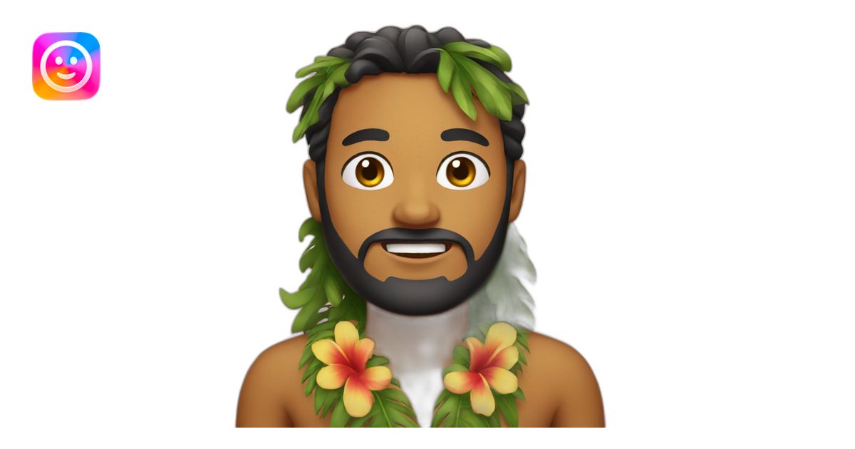 hawaiian emoji | AI Emoji Generator