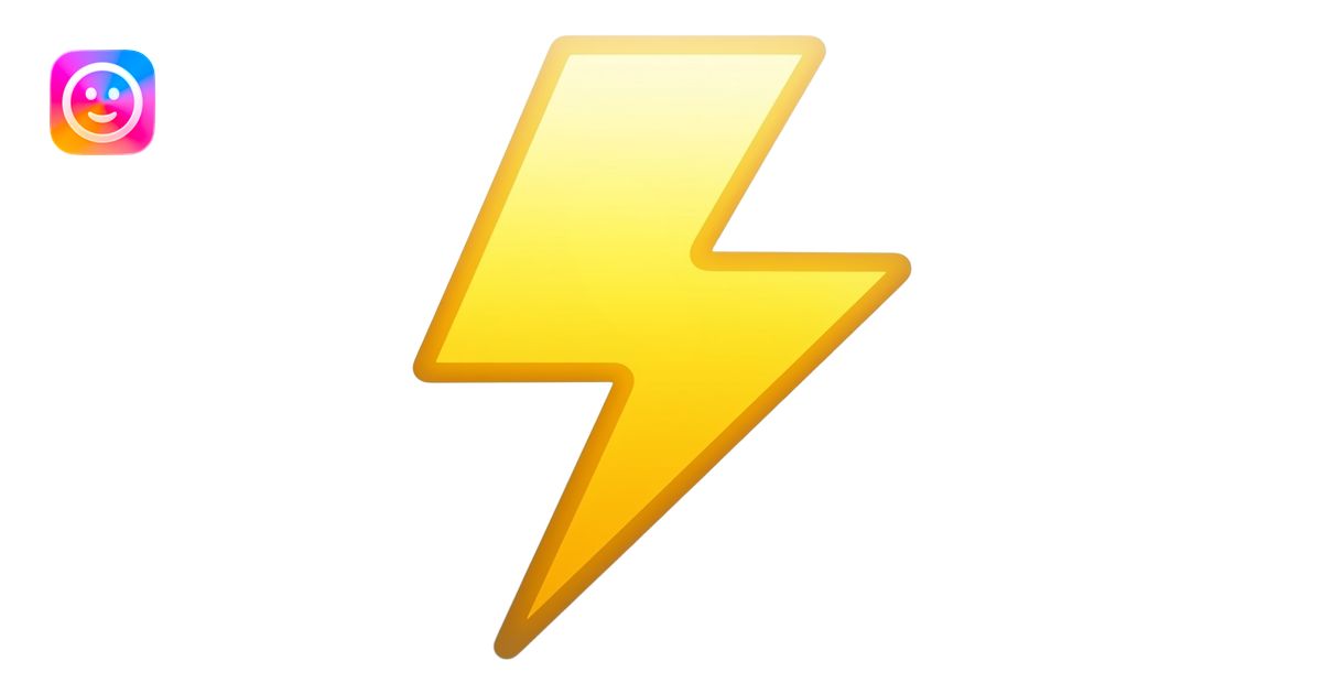 Electricity emoji | AI Emoji Generator