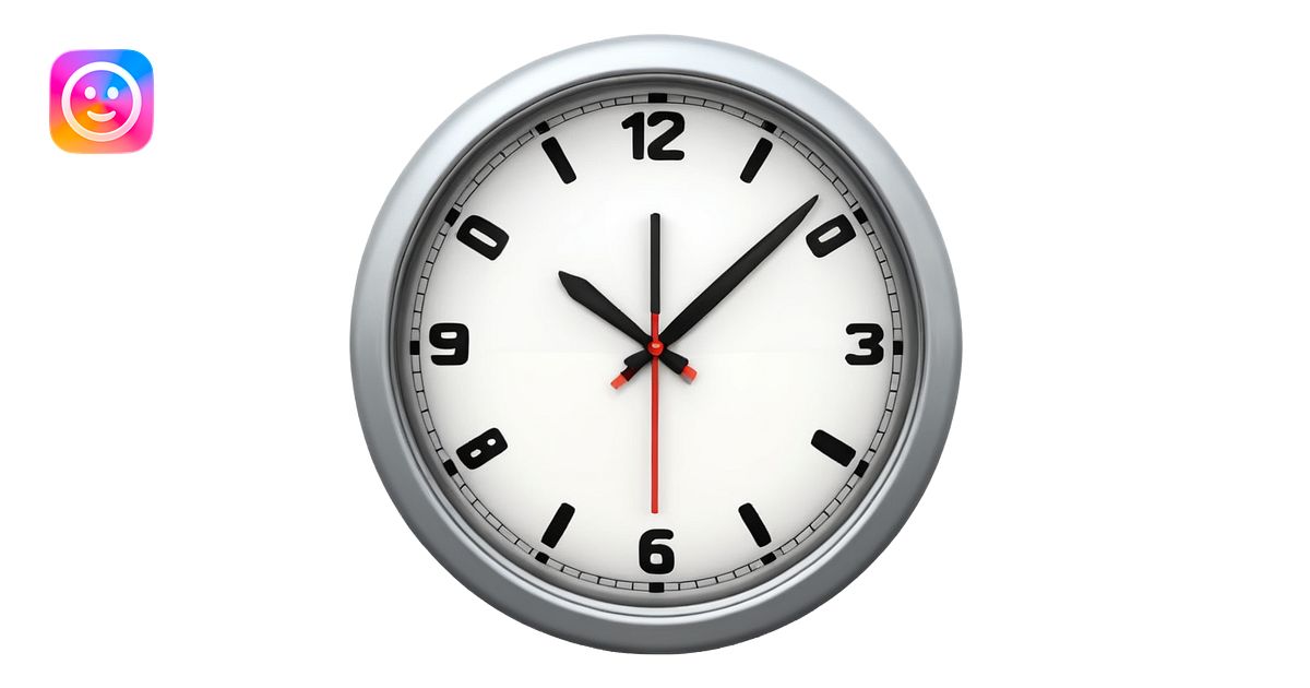 analog clock emoji | AI Emoji Generator