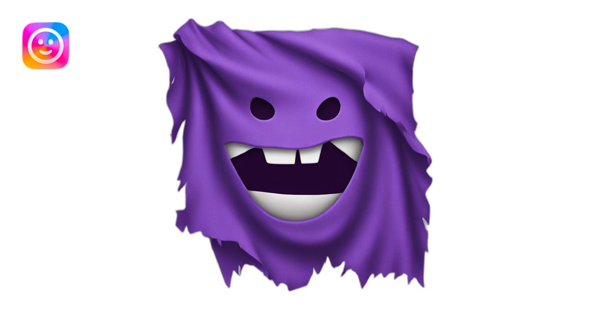 purple ripped cloth emoji | AI Emoji Generator