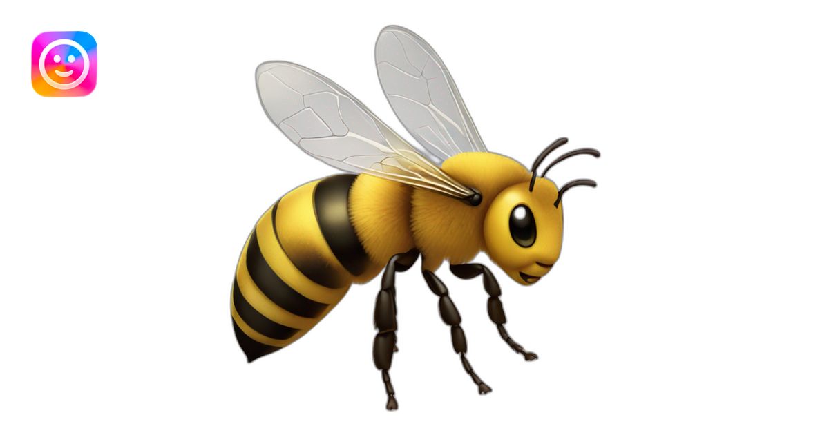 Bee Link emoji | AI Emoji Generator