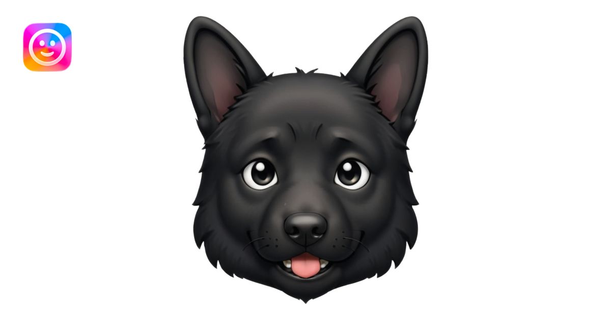 black german shepherd face crying with RIP written above emoji | AI ...