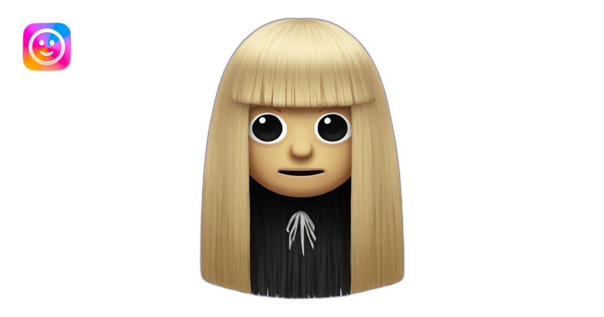cute cousin it addams emoji | AI Emoji Generator