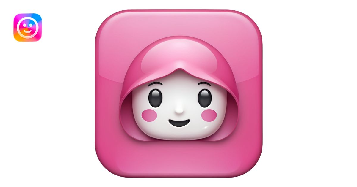 pink google play store emoji | AI Emoji Generator