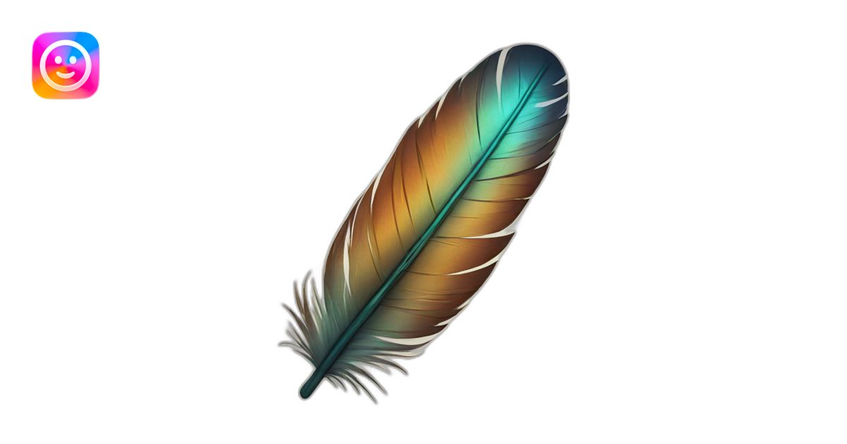 Feather emoji | AI Emoji Generator