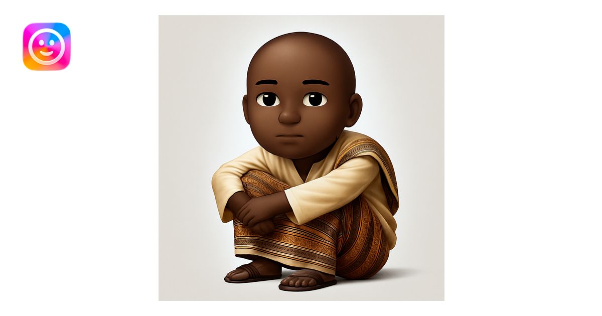 Replace the emoji's face with a neutral human face similar to the 🧑 emoji, keeping the rest of ...