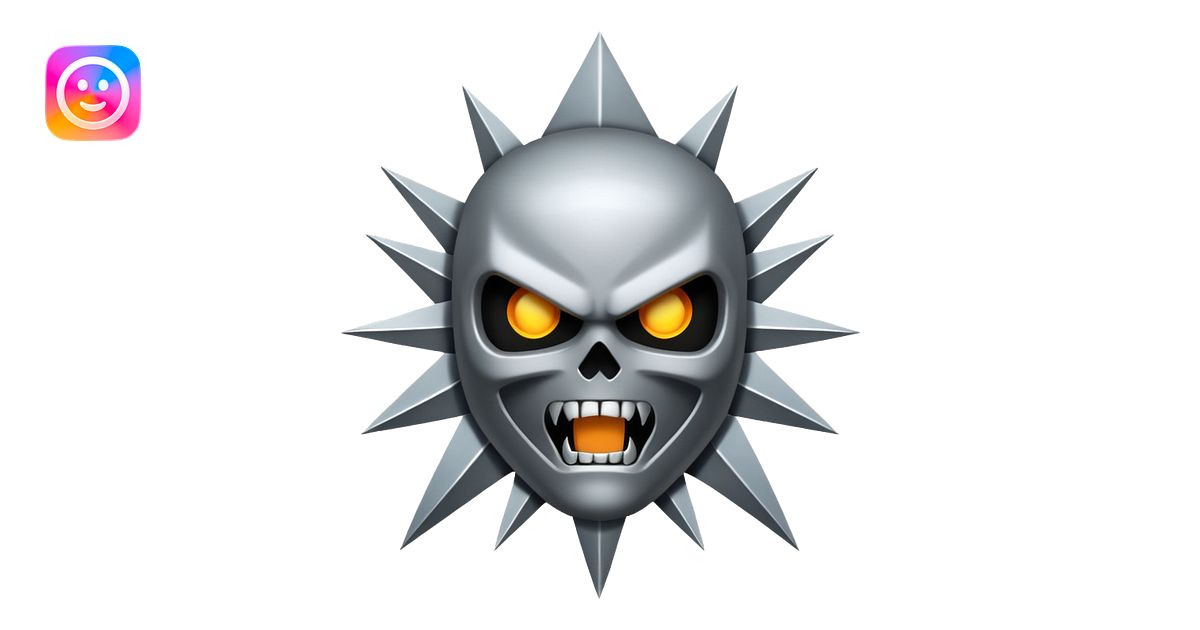 Thrash Metal logo emoji | AI Emoji Generator