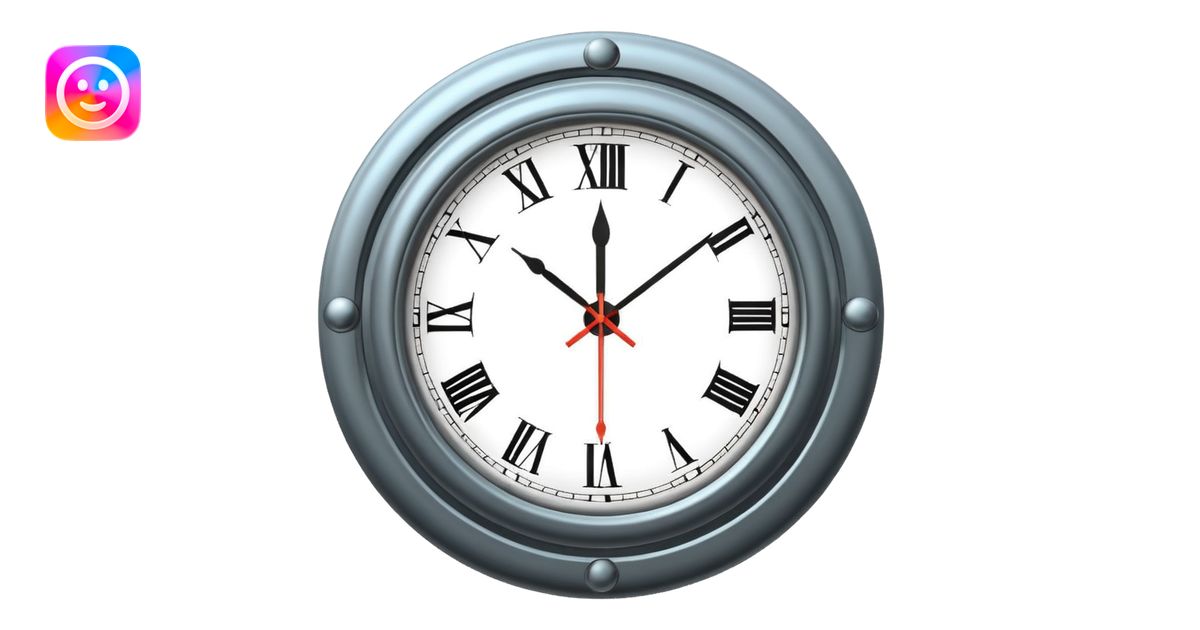 clock it emoji | AI Emoji Generator