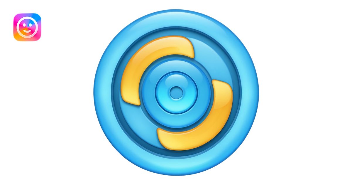 make me a loading skyblue emoji rotating animateded one emoji | AI ...
