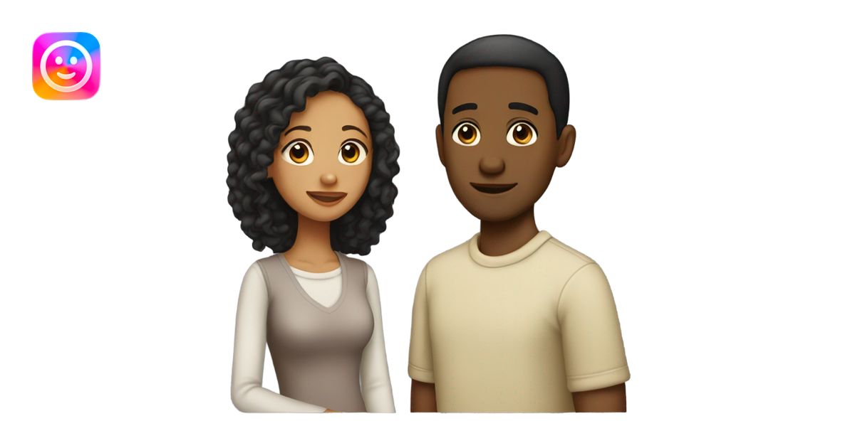 Biracial relationship emoji | AI Emoji Generator