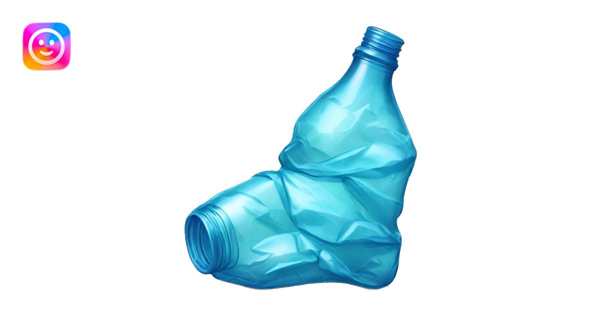 crumpled plastic bottle emoji | AI Emoji Generator