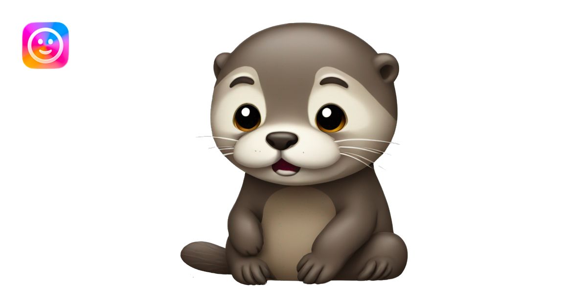 sad otter emoji | AI Emoji Generator