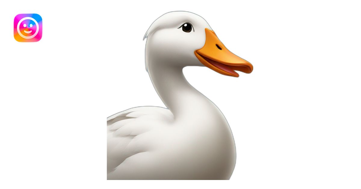 Goose saluting emoji | AI Emoji Generator