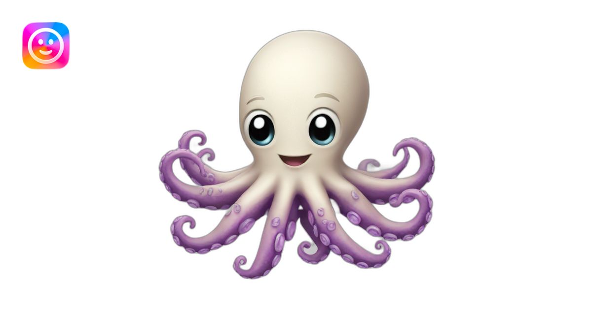 happy octopus emoji | AI Emoji Generator