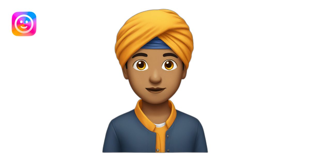 sikh kid emoji | AI Emoji Generator