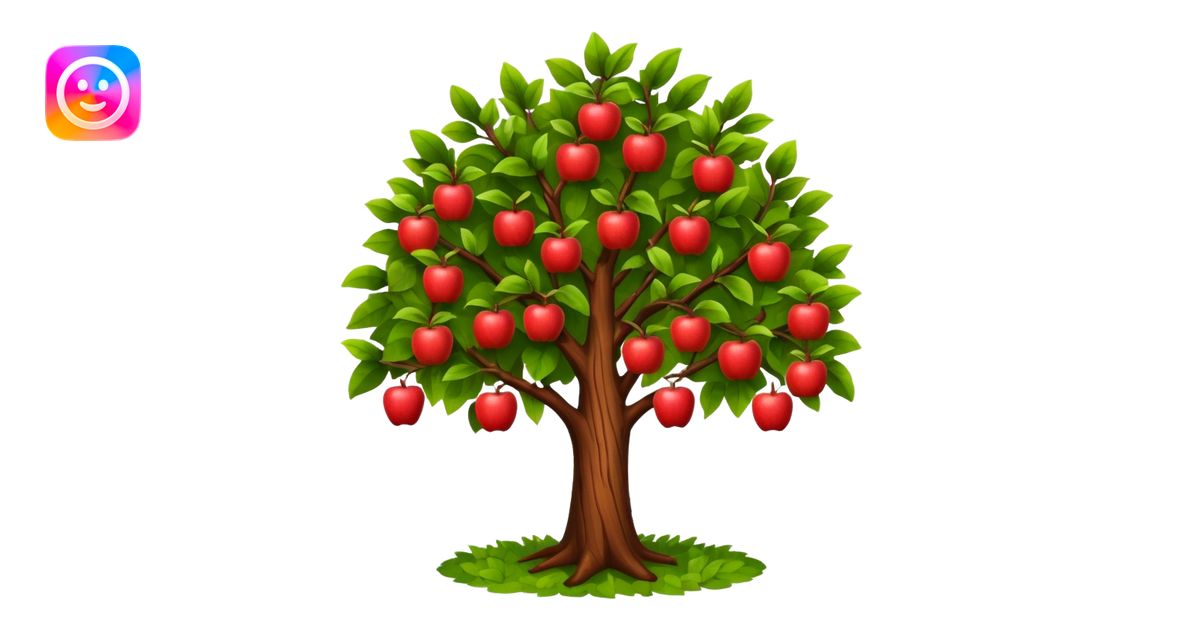 apple tree emoji | AI Emoji Generator