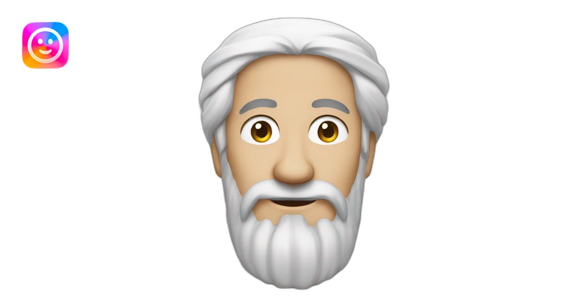 Ben Laden avec des habits blanc emoji | AI Emoji Generator