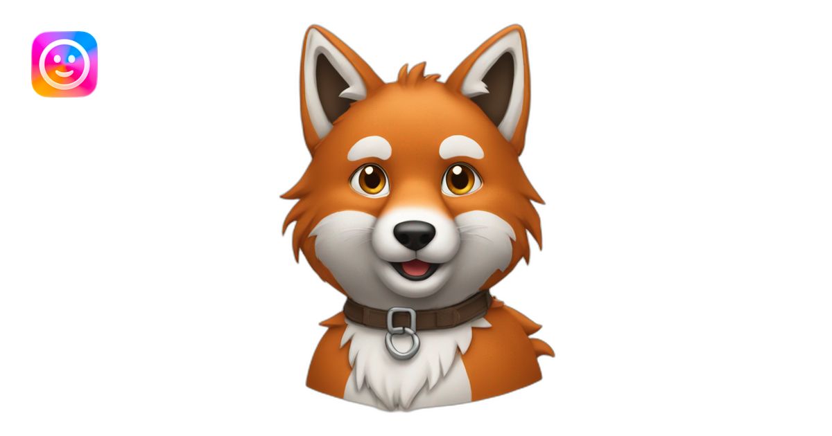 Renard avec 9 queue emoji | AI Emoji Generator