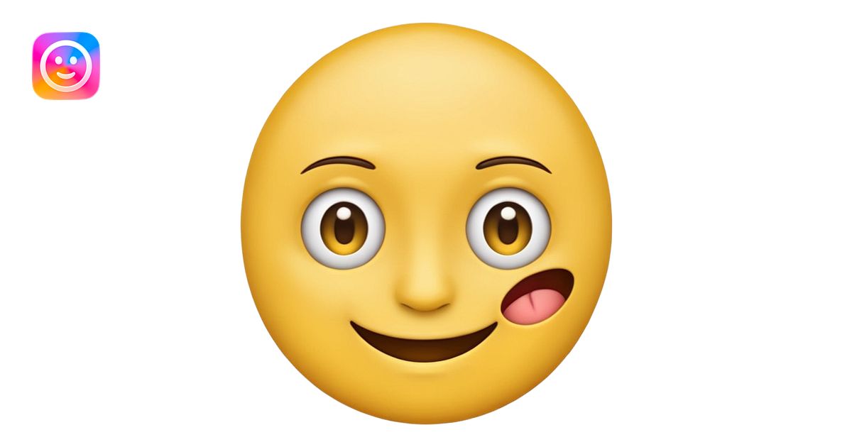 I want to create an emoji in that image we can see both Sad and happy ...