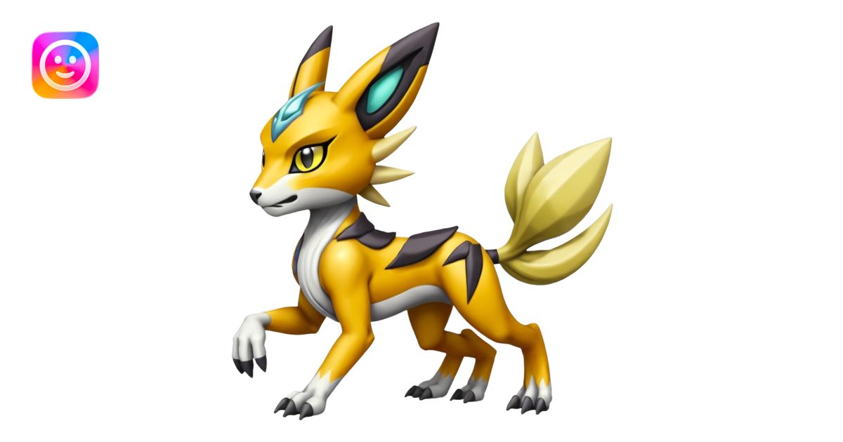 Meloetta-Renamon-Wargreymon-Protogen-Pokémon-Digimon-Fakémon-fusion ...