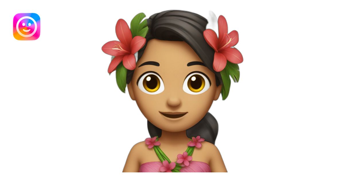 hula girl emoji | AI Emoji Generator
