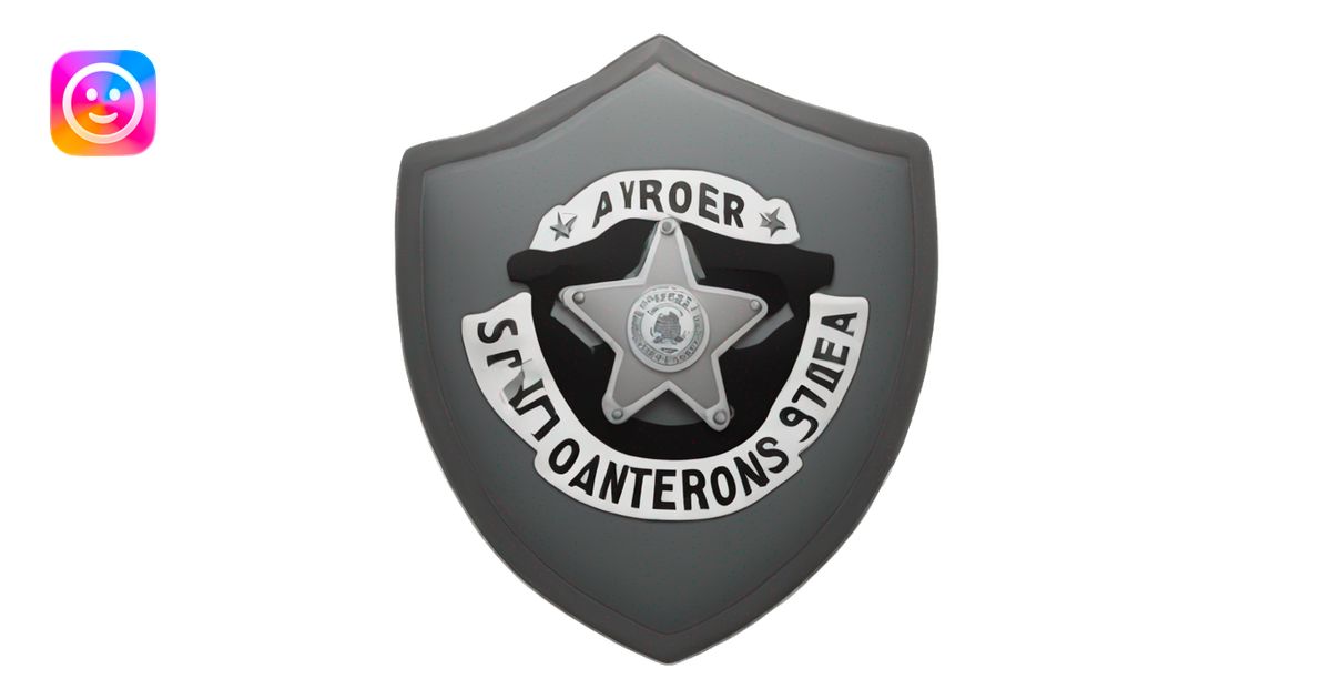 San Andreas State Trooper logo emoji | AI Emoji Generator