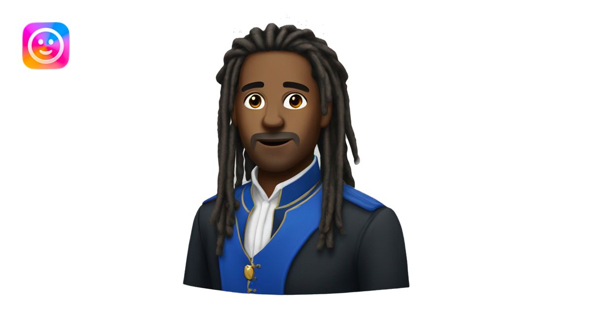 Duke Dennis with dreads emoji | AI Emoji Generator