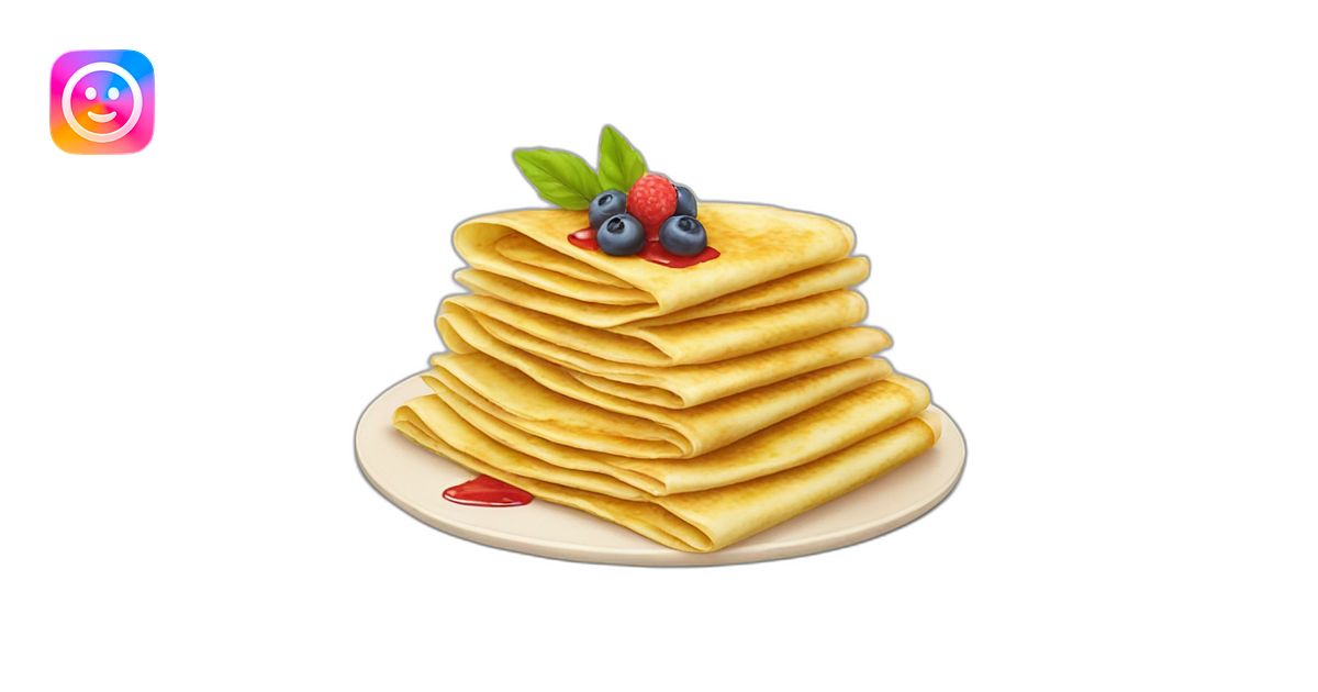 Crêpes emoji | AI Emoji Generator