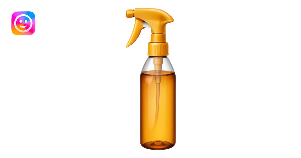 Fine mist amber spray bottle emoji | AI Emoji Generator