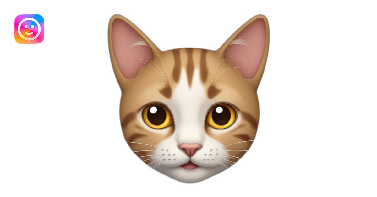 cat with jawline emoji | AI Emoji Generator