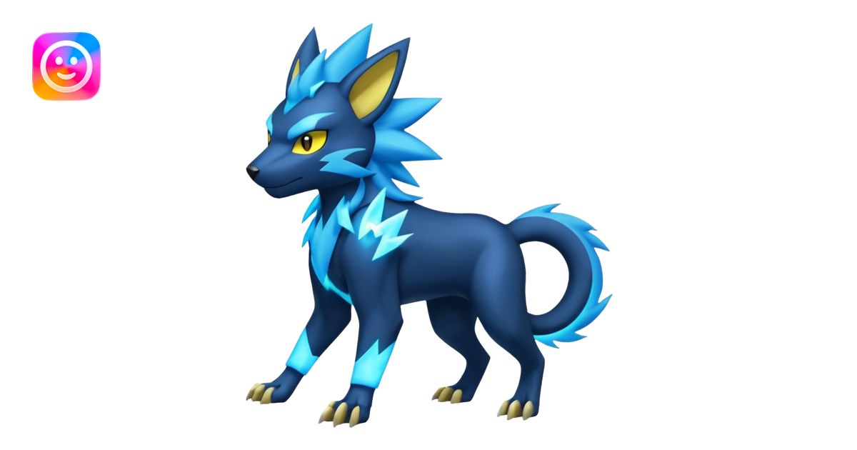 Electric Tynamo-Manectric-Luxray-Electrike-Pokémon-Fakémon-fusion emoji ...