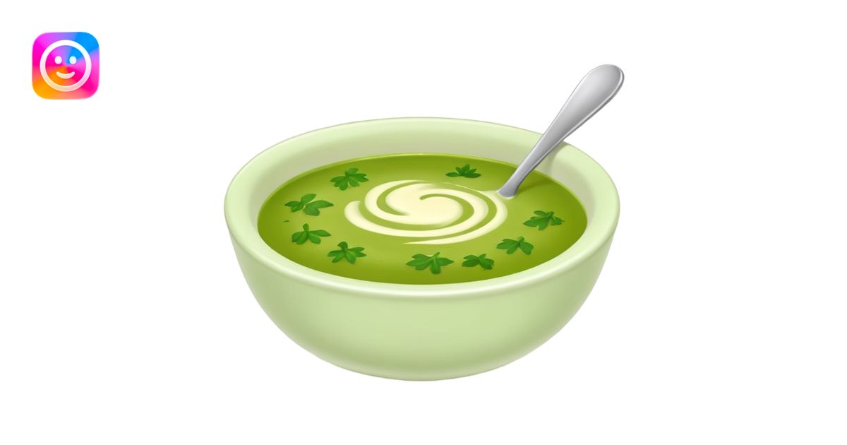Green Soup emoji | AI Emoji Generator