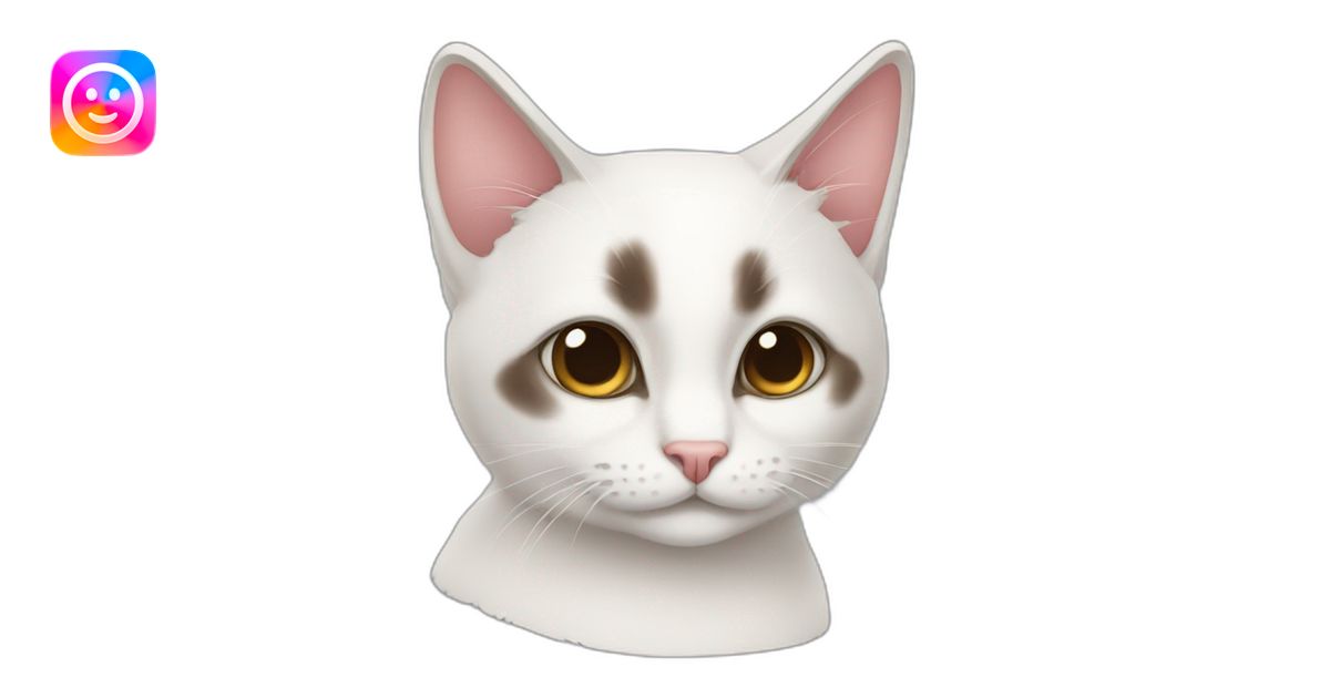 Snowshoe cat emoji | AI Emoji Generator