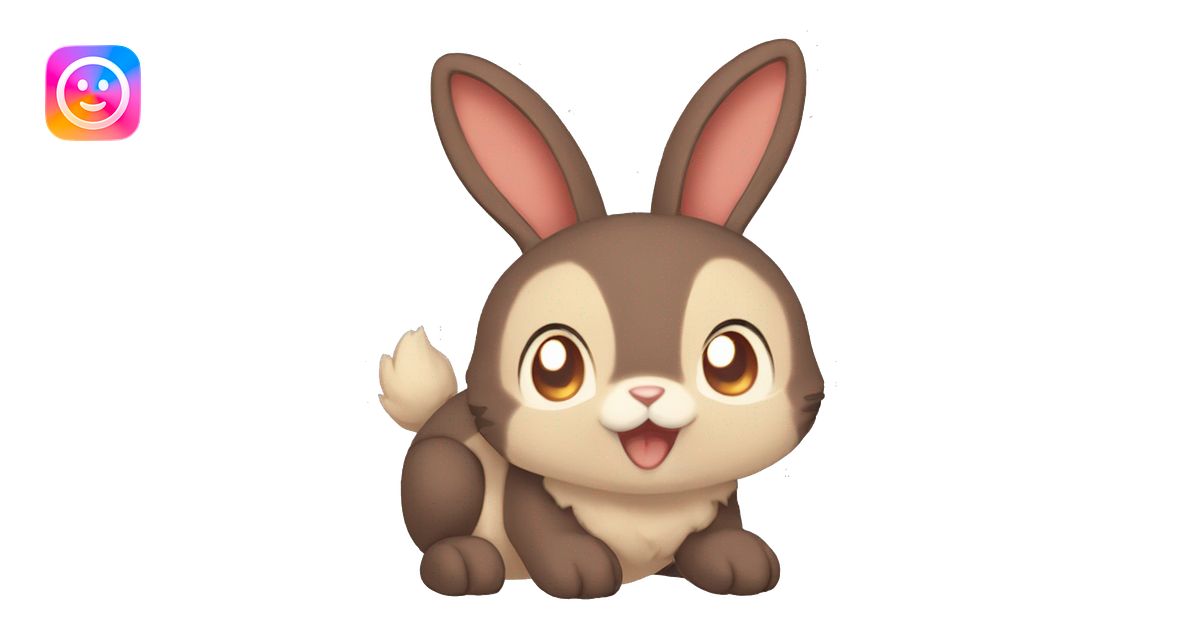 Cute, Anthro, Sona, Dark-Brown, Normal-type-Ground-type Tan-Rabbit ...