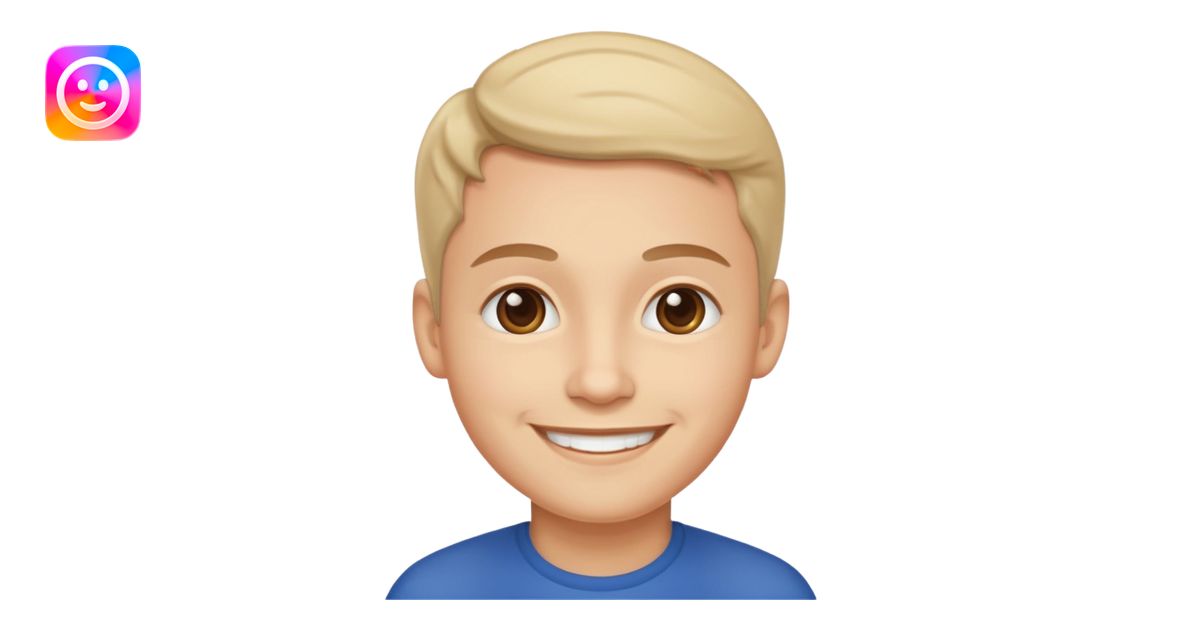 Smiling French person emoji | AI Emoji Generator