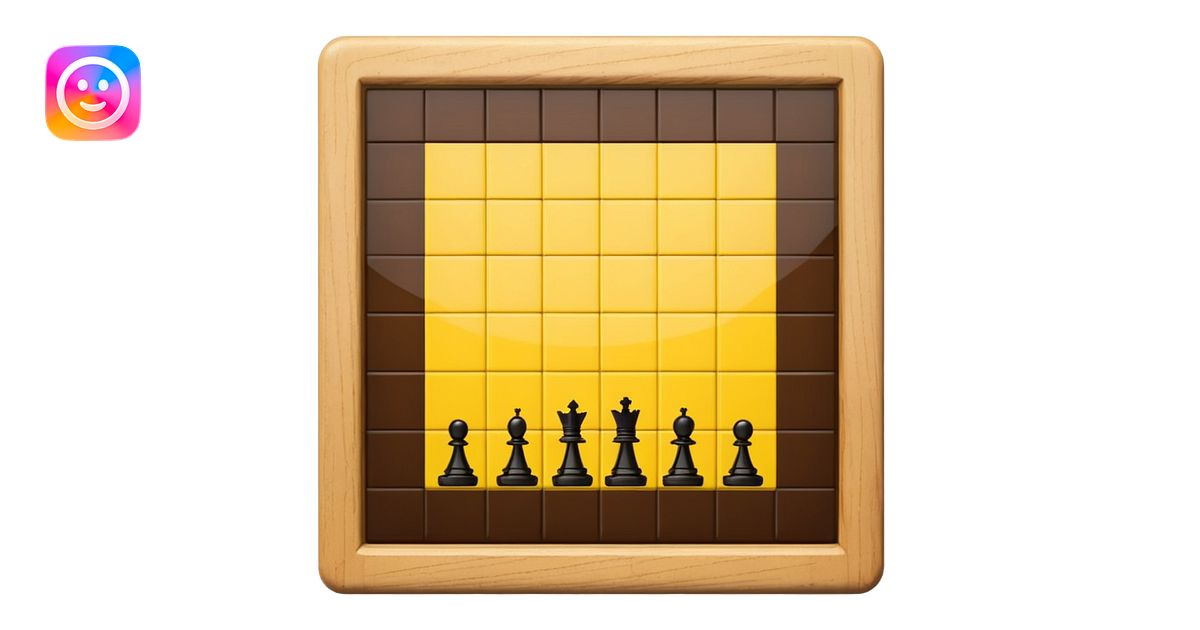 yellow chess board emoji | AI Emoji Generator